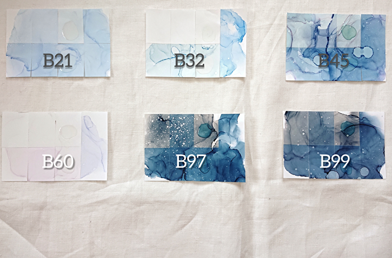 コピックの退色実験。UVスプレー・アクリル・レジンの効果は？ | Asami’s Art Lab.